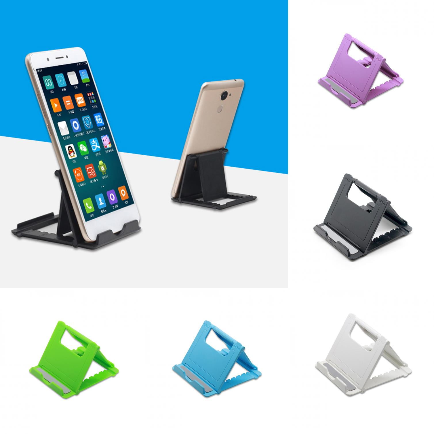 Limei Adjustable Cell Phone Holder Stand, Folding Portable Desktop ...