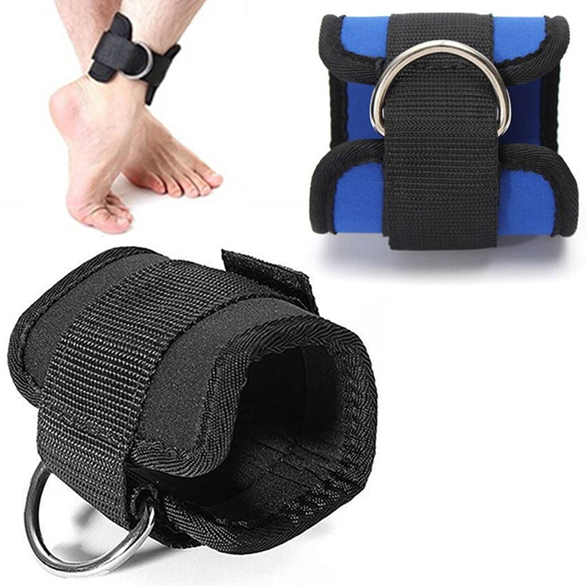 Limei Ankle Straps for Cable Machines Padded Ankle Cuffs (1PC) - for ...