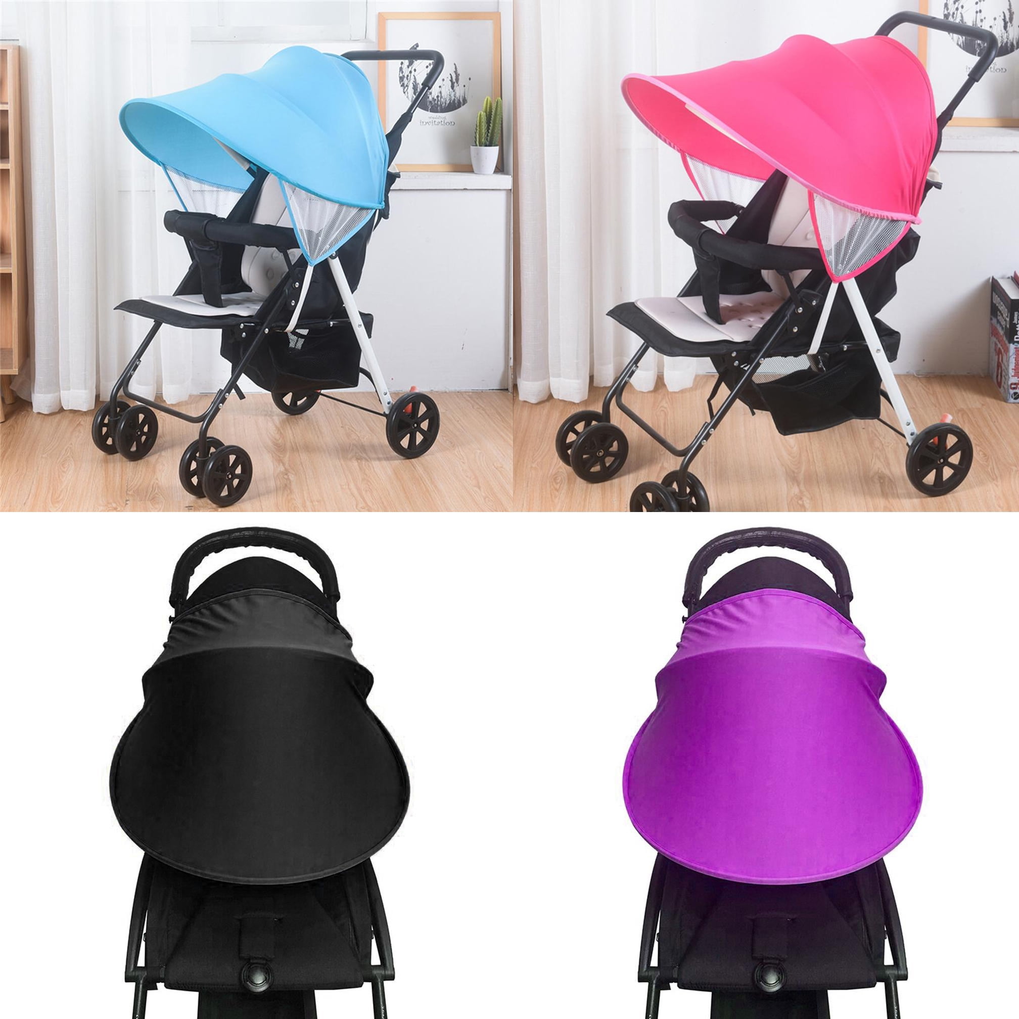 Limei Baby Stroller Sun Shade Sun Protection Sun Shade for Strollers ...
