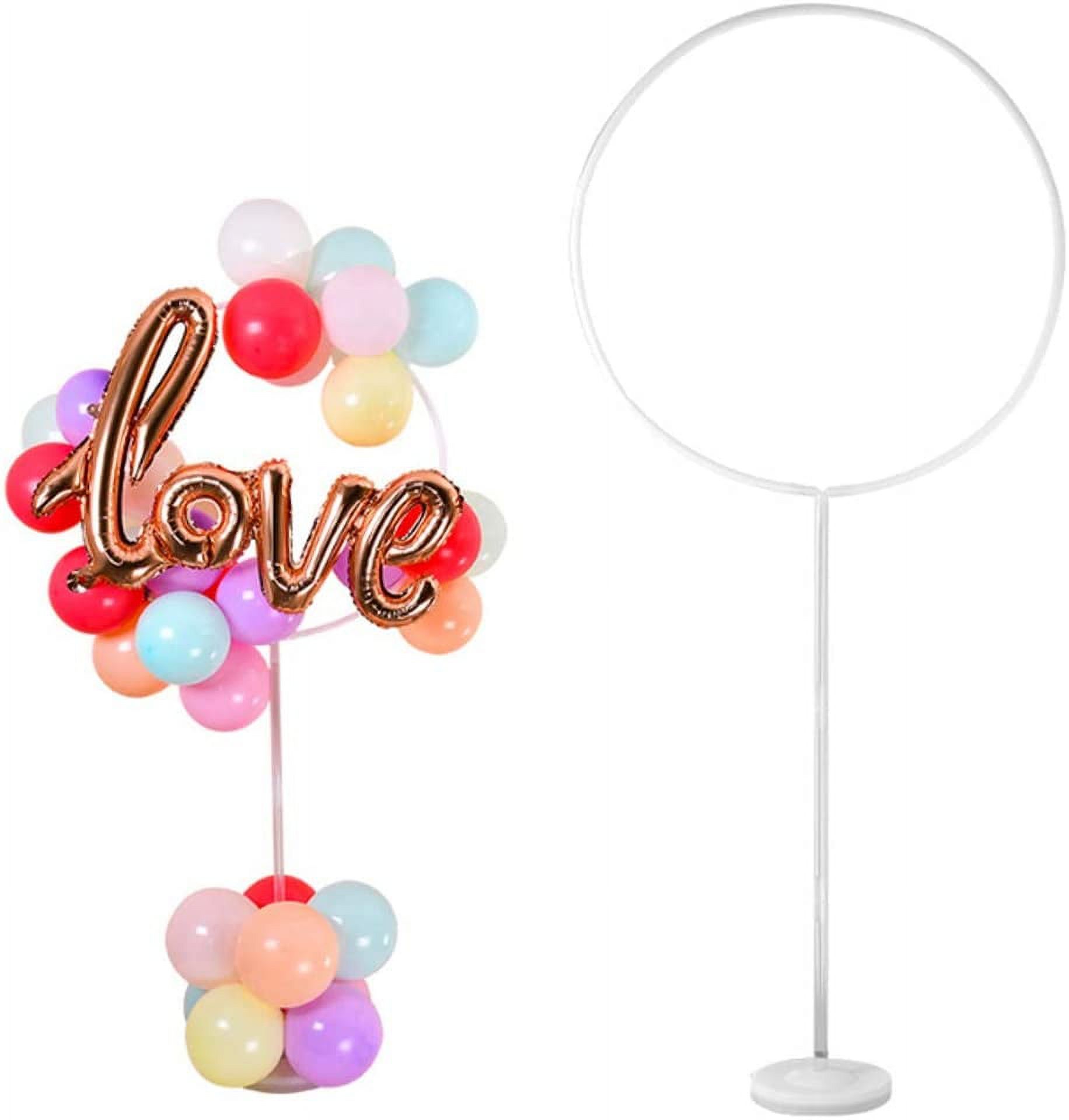 Limei Balloon Column Arch Set, Round Balloon Arch Base Stand Display ...