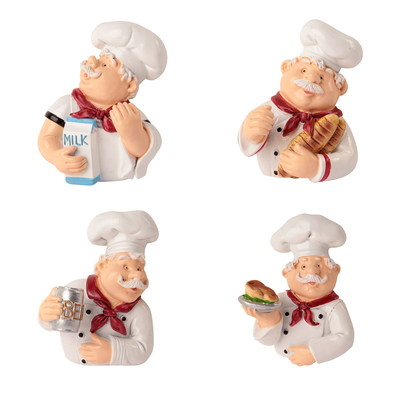 Limei Cute Adhesive Resin Fat Chef Utility Wall Hook Rack Hanger Sticky ...
