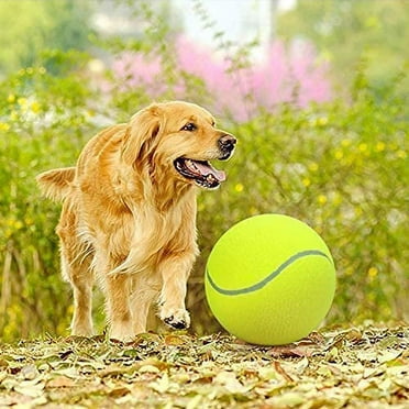 "Oversized 9.5"" Kelly Rubber Tennis Ball Dog Toy, Durable Jumbo Fun ...