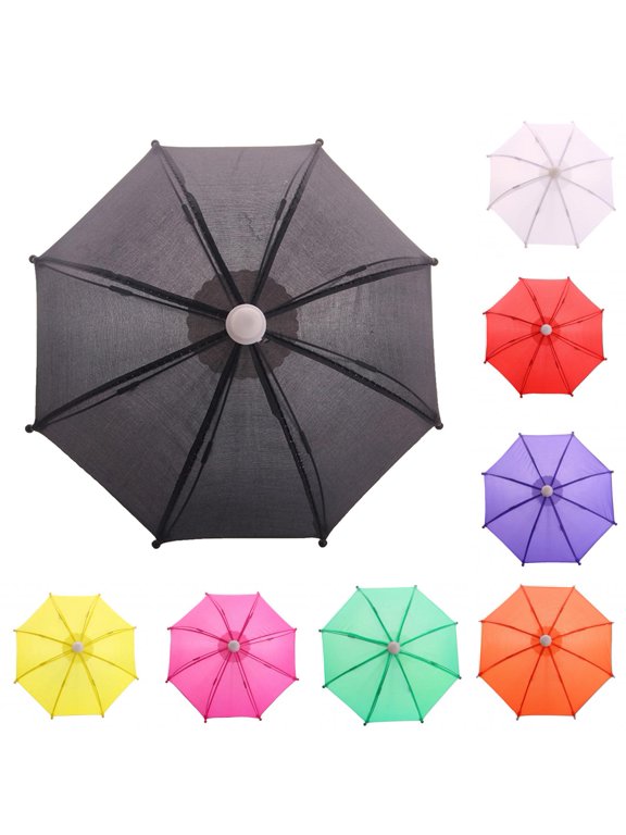 D-GROEE Children Solid Color Umbrella Mini Doll Umbrella Scene ...