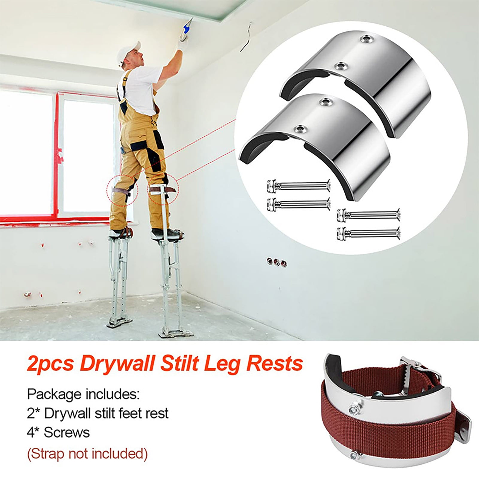 Limei Drywall Stilt Replacement Accessories Stilt Kit Rustproof ...