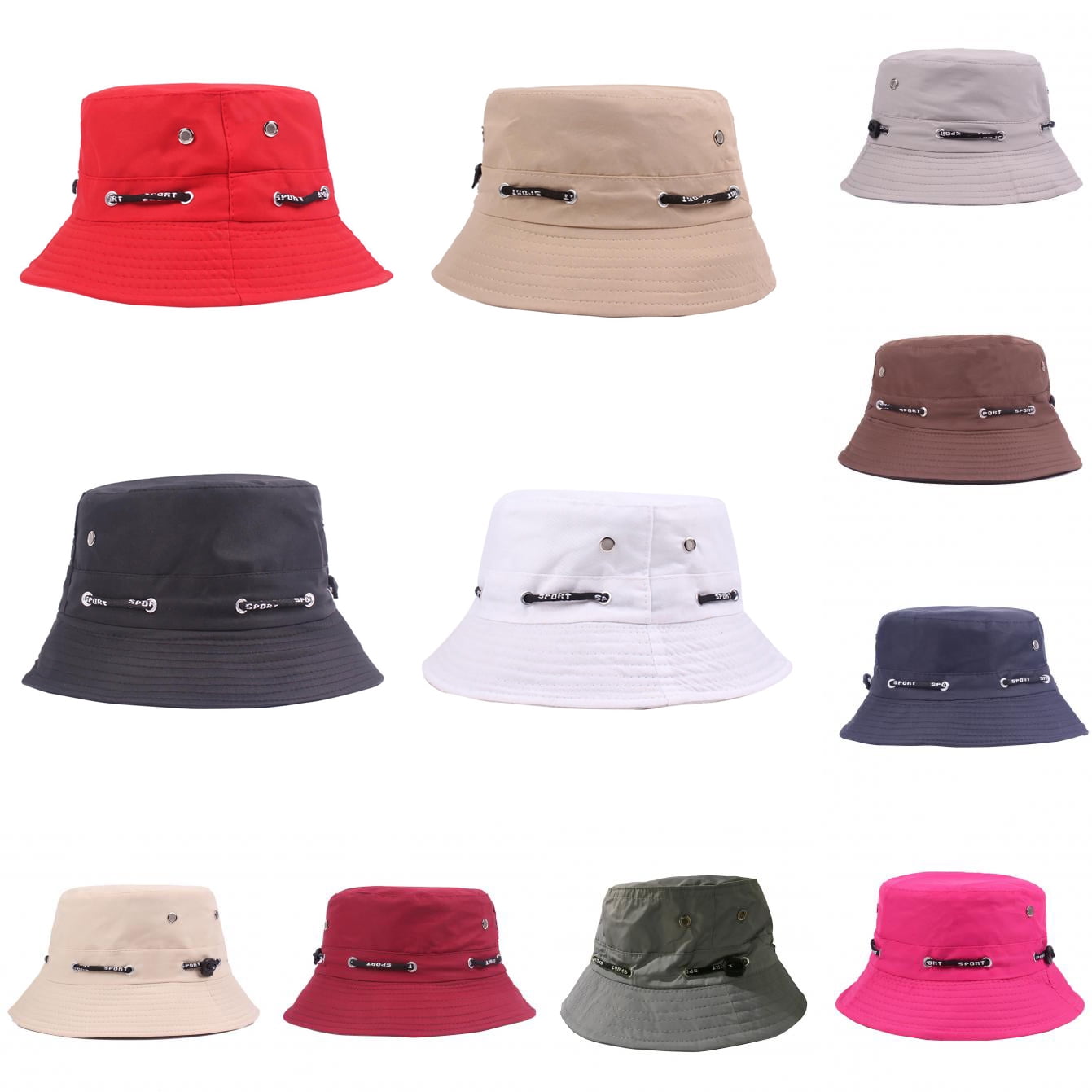 Limei Everyday Cotton Style Bucket Hat Unisex Trendy Lightweight ...