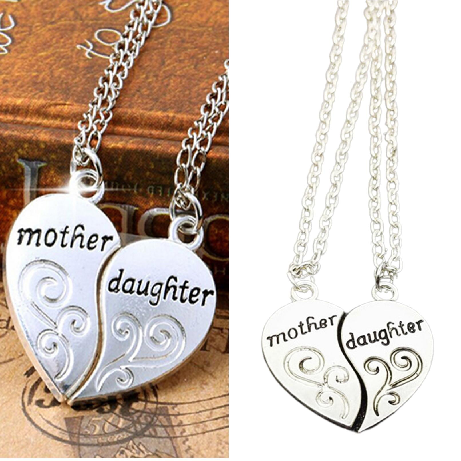 Limei Mother & Daughter Pendant Necklace - 2x20" Chain + 2 Necklace ...