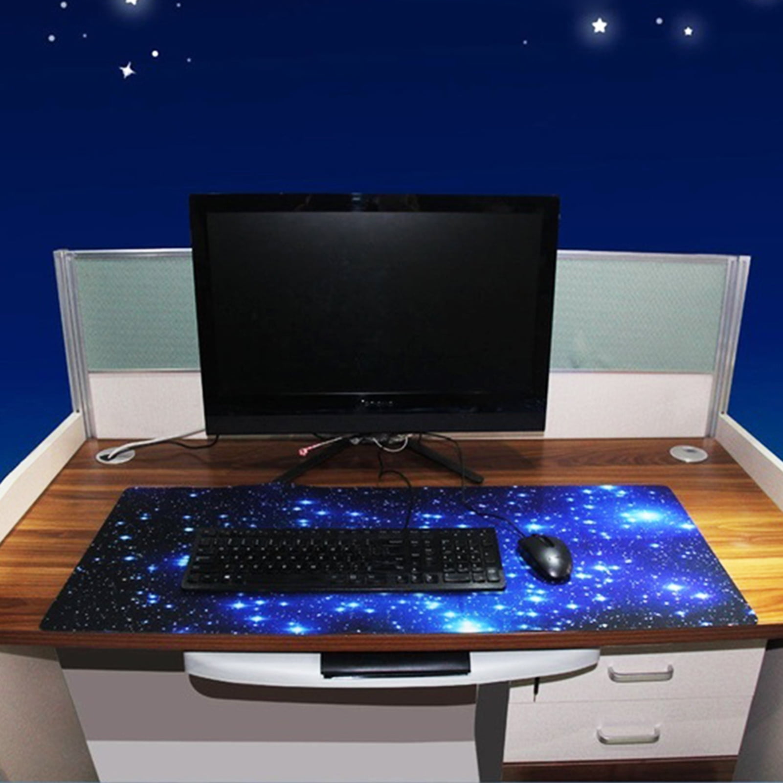 Limei Mouse Pad Gaming & Desk Keyboard Mat Size (23.6x11.8IN, 60x30 Sky ...