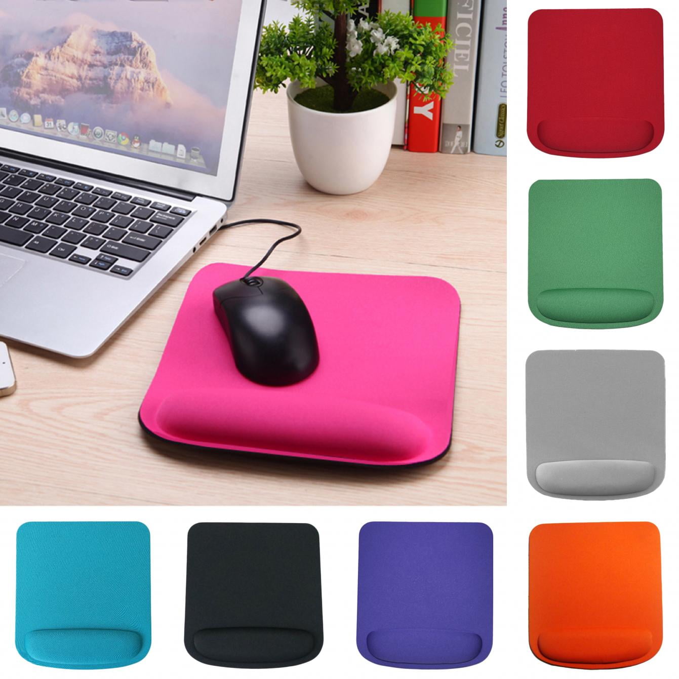 GJX Limei Ergonomic Mouse Pad with Wrist Support, Anti-Slip PU Base ...