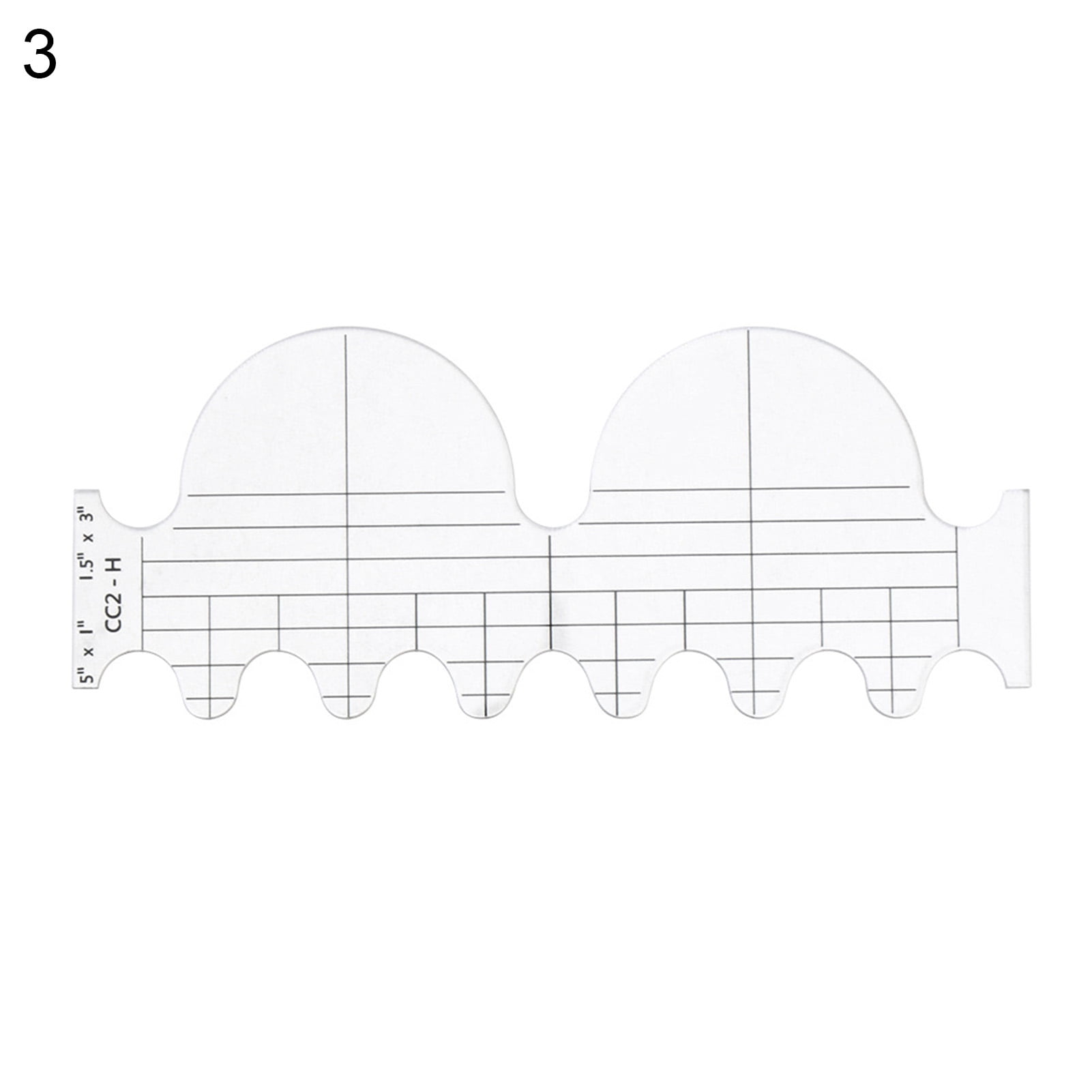 Limei Patchwork Ruler DIY Quilting Template Sewing Machine Ruler ...