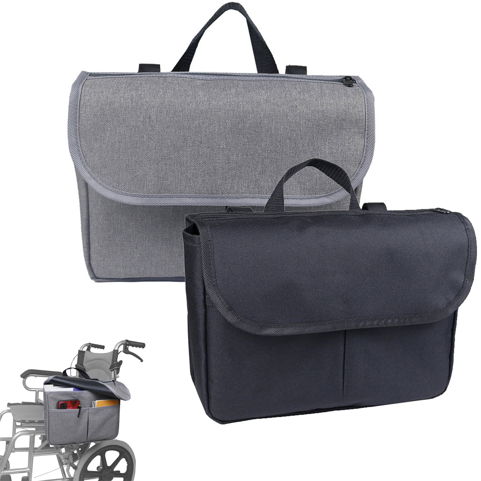 Limei Side Bag for Rollators, Wheelchairs, Walkers - Tote Organizer ...