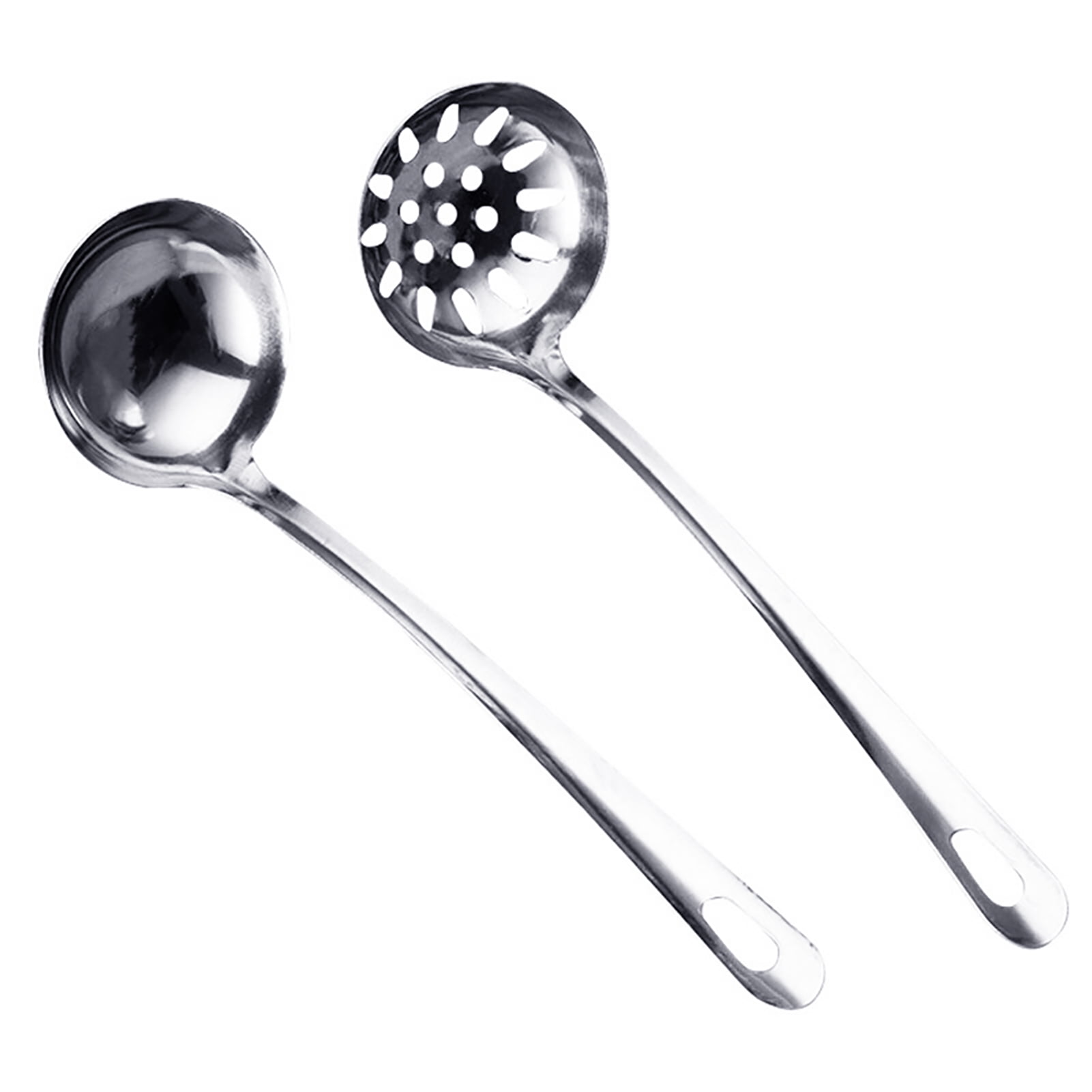 Limei Soup Ladle Metal 430 Stainless Steel Ladles Spoon And Slotted