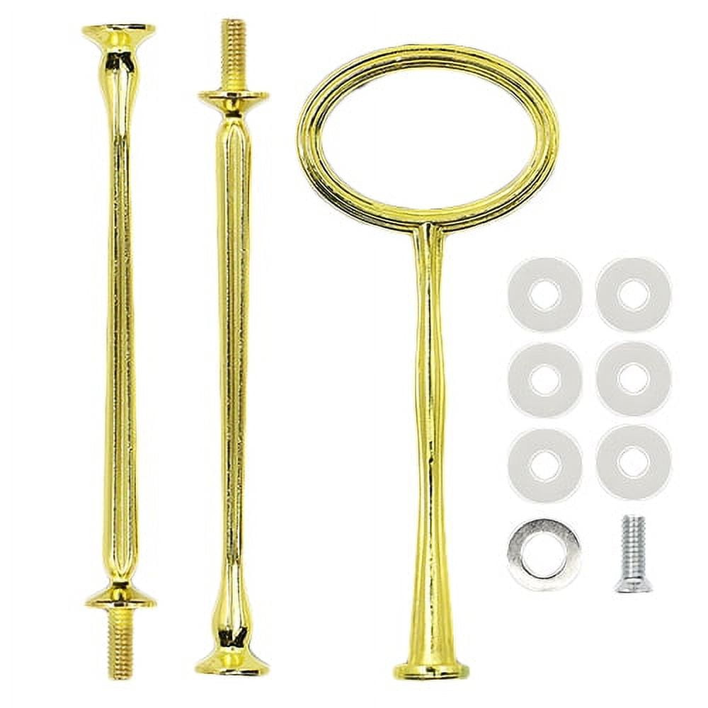 Limei Tiered Tray Hardware for Cake Stand Mold Crown 3 Tier Cake Stand ...