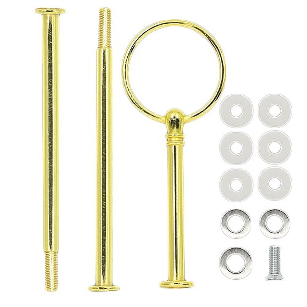 Limei Tiered Tray Hardware for Cake Stand Mold Crown 3 Tier Cake Stand ...