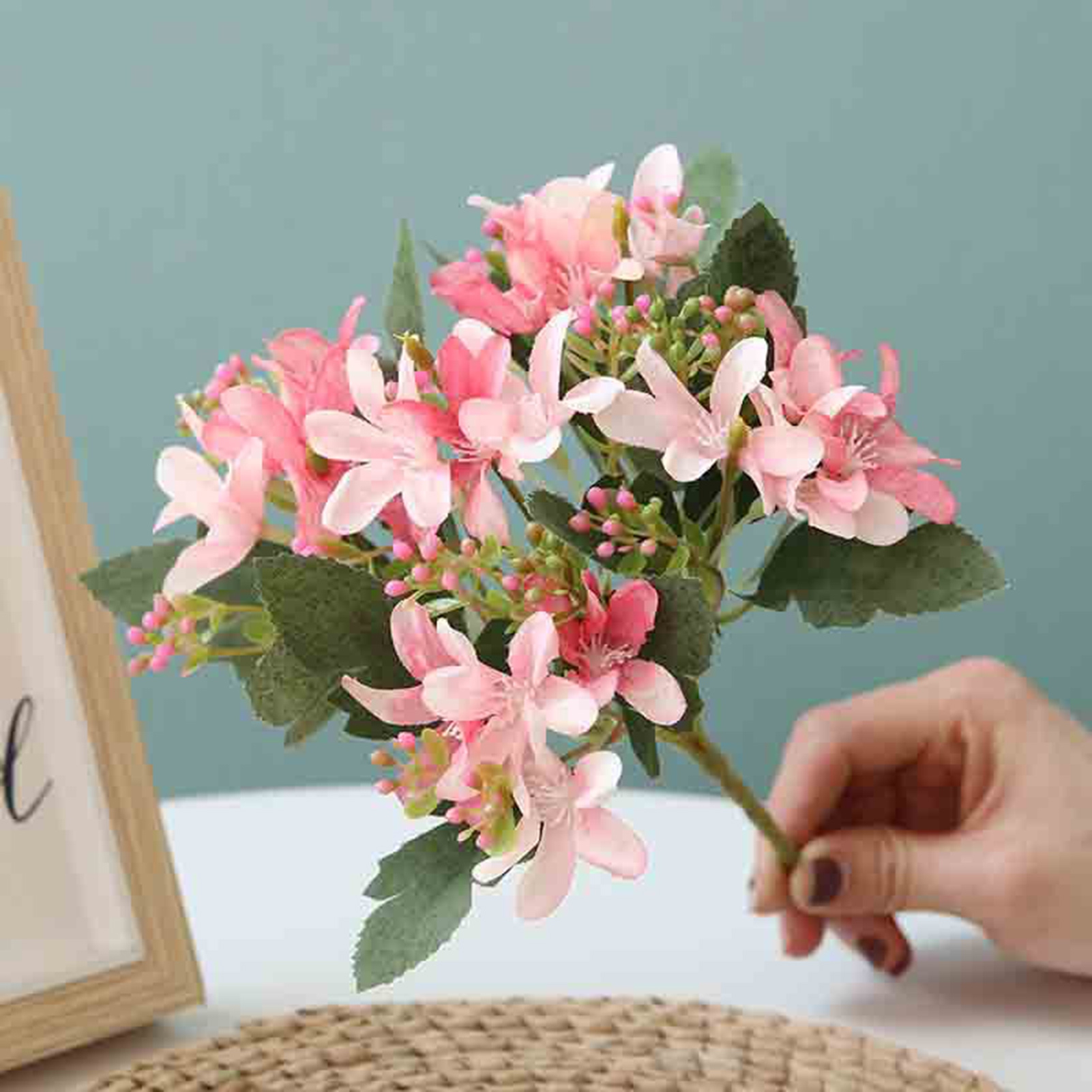 Limei Useful Artificial Narcissus Flower Vintage for Garden 5 Heads ...