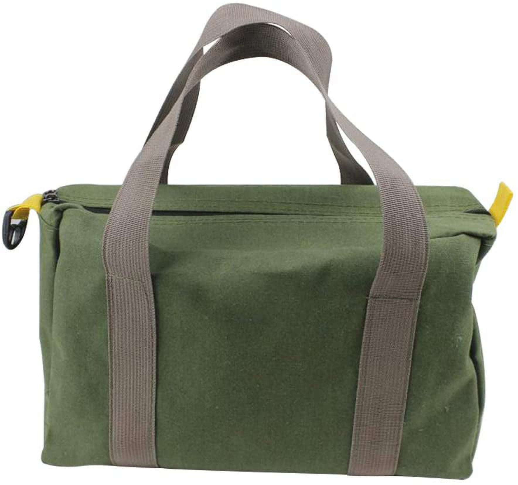 Limei Wide Mouth Tool Bag, Canvas Heavy Duty High Capacity Handbag ...