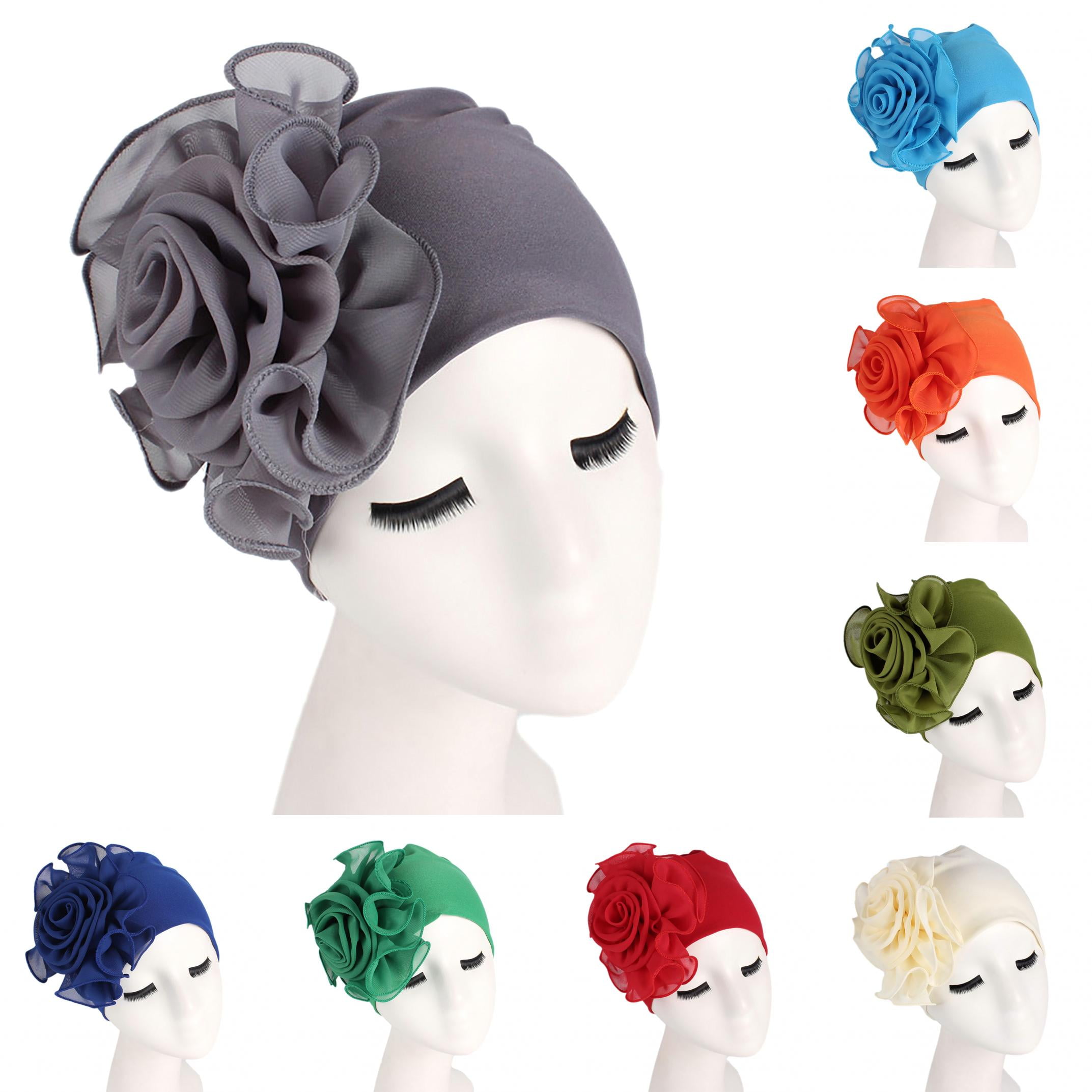 Limei Women Hat Flower Lightweight Breathable Turban Cap - Walmart.com