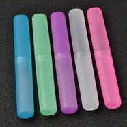 8-Pack Travel Toothbrush Case Holders with Protector Cover, Plastic Box ...