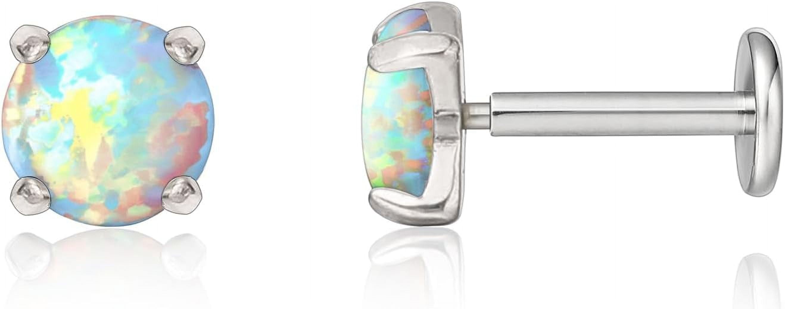 Limerencia G23 Hypoallergenic 18g Flat Back Stud Push In Cartilage Stud ...