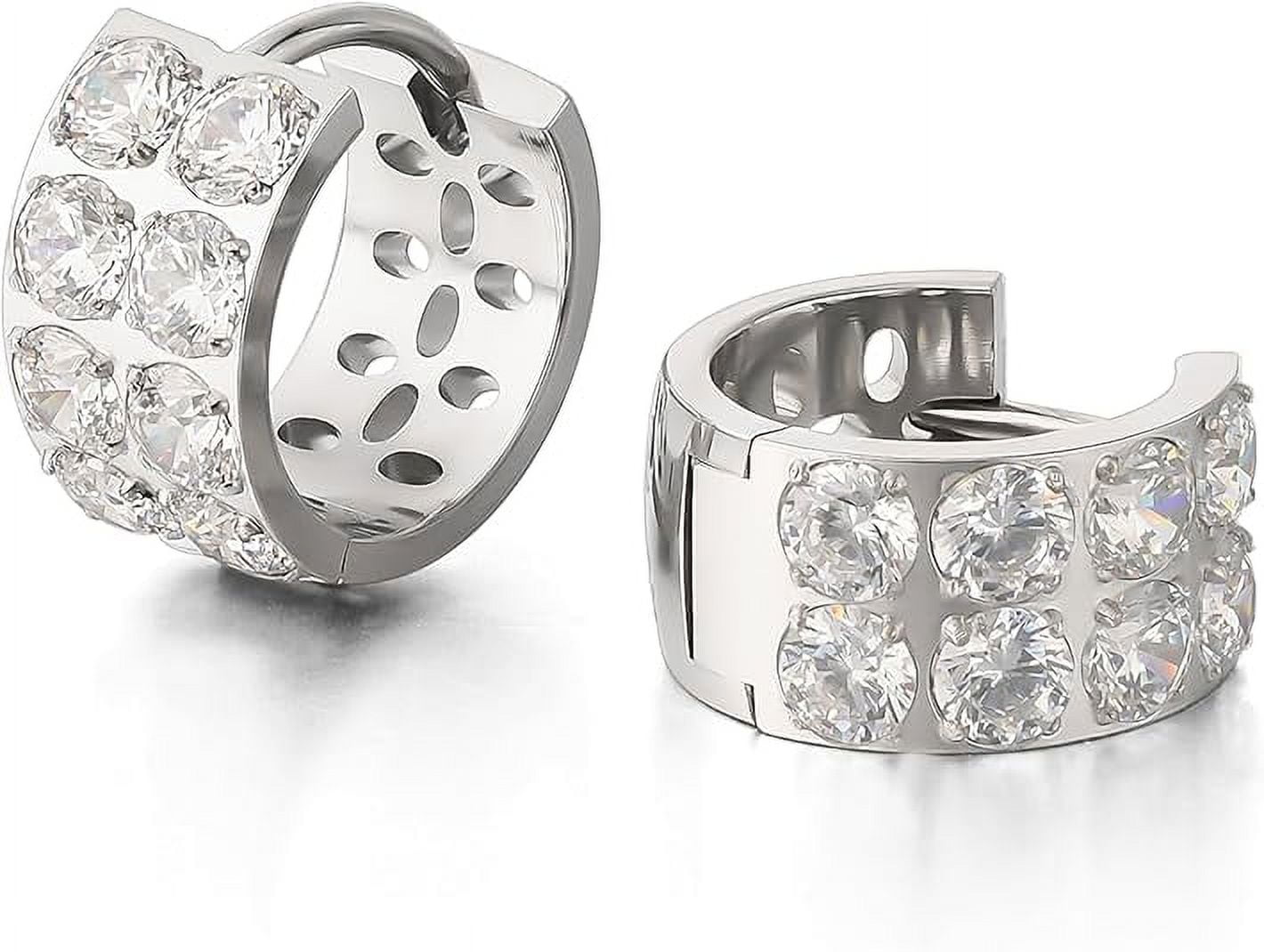 Limerencia G23 Pure Titanium Ear Huggie Hoops Earrings for Sensitive ...