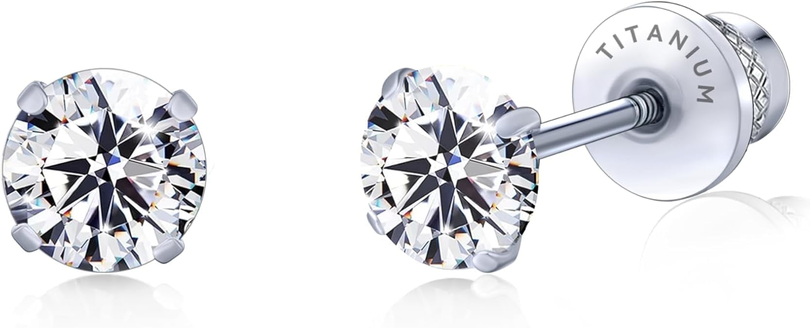 Limerencia Titanium Hypoallergenic G23 Pure Titanium Screw Back ...