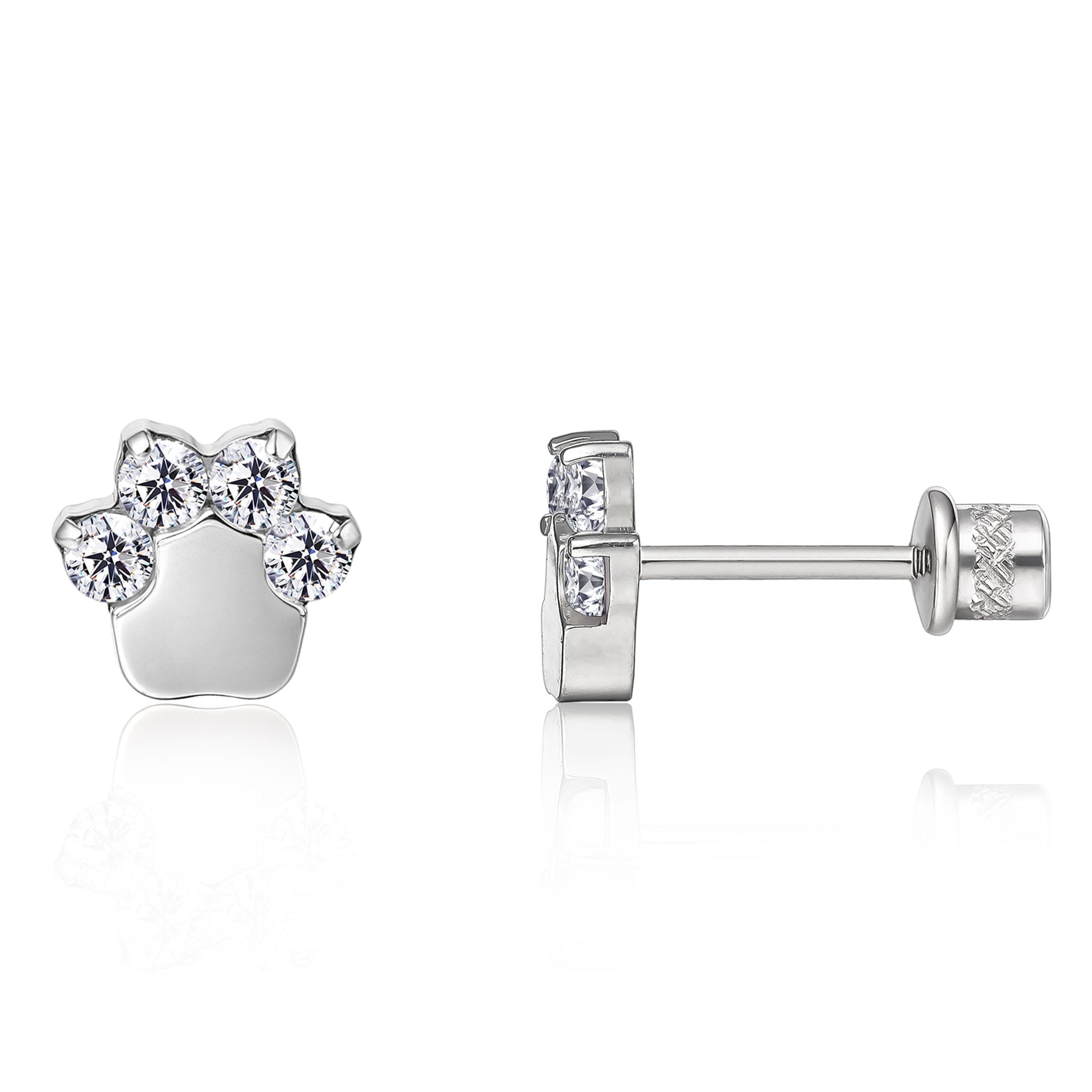 Limerencia Hypoallergenic G23 Titanium Screw Back Earrings Piercing ...