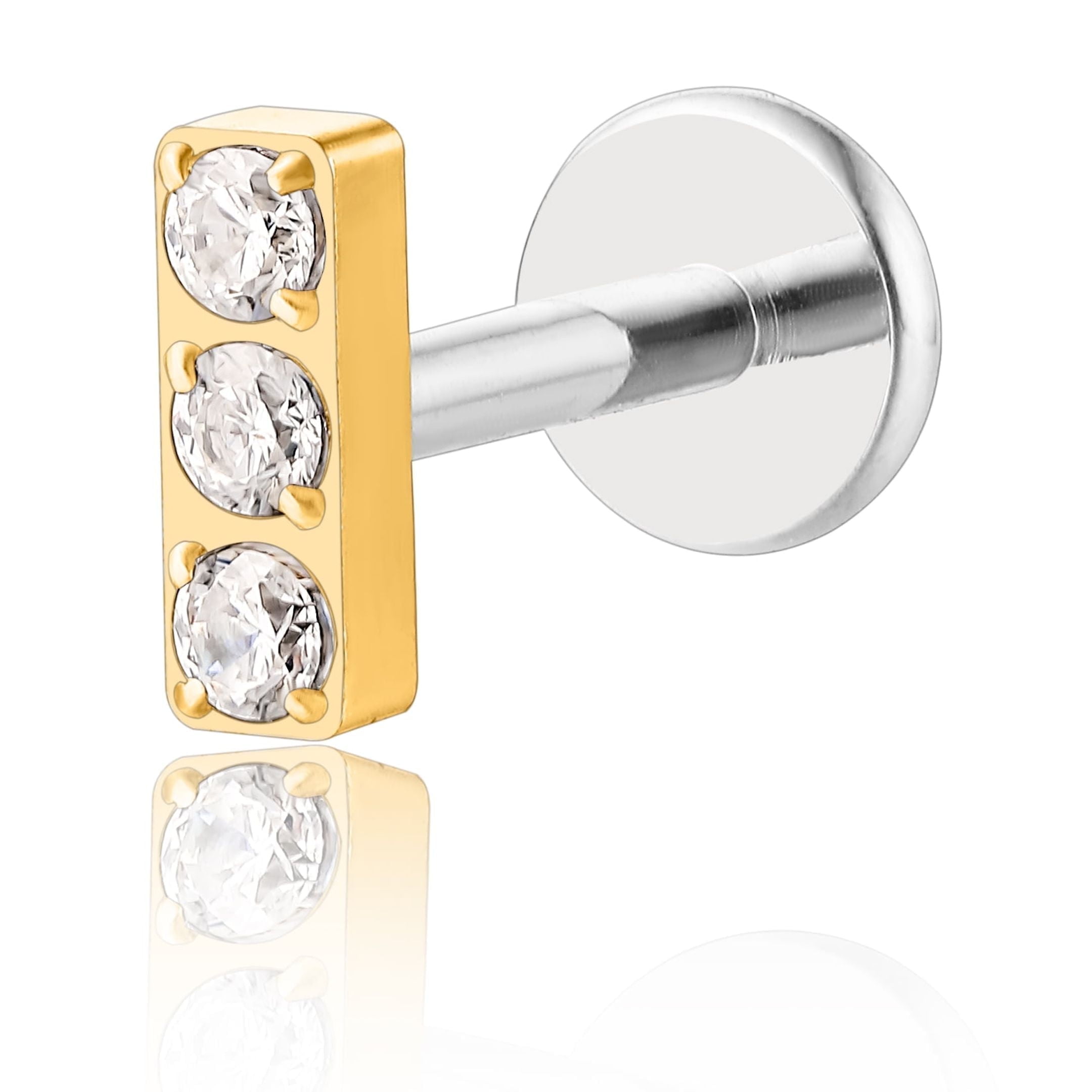 Limerencia Hypoallergenic Titanium ASTM F136 Flat Back Internal Thread ...