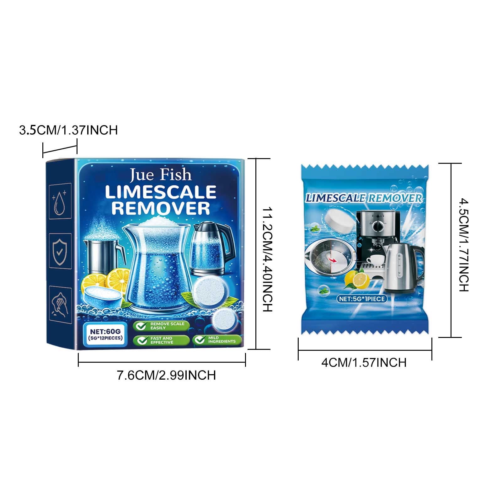 Limescale Cleaning Tablets Electric Kettle Limescale Removal Tablets ...