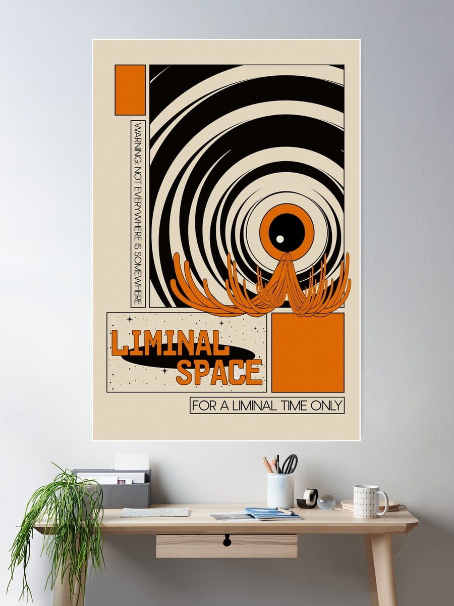 Liminal Space Vintage Advertisement Poster Poster Wall Art, Modern Wall ...