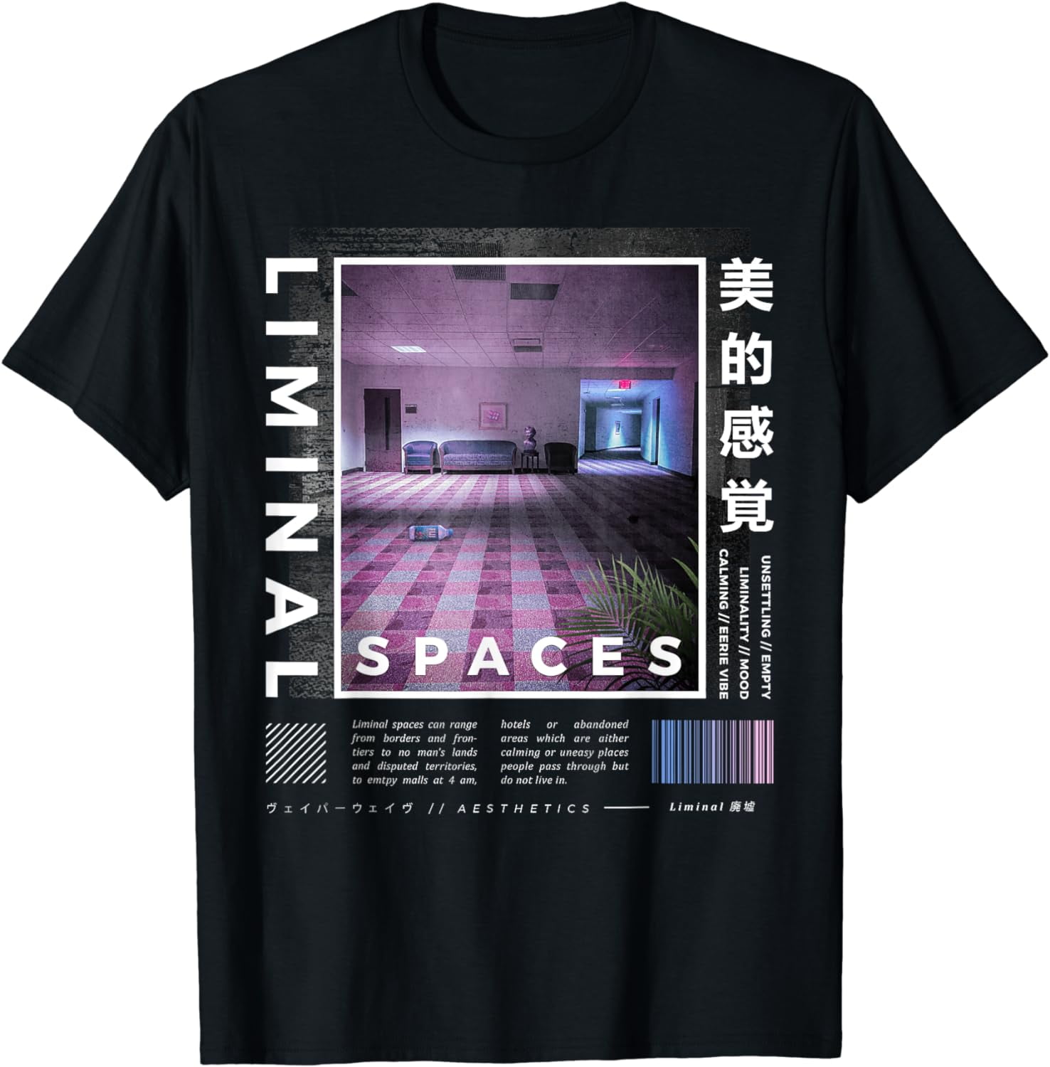 Liminal Spaces, Vaporwave, Retro T-Shirt - Walmart.com