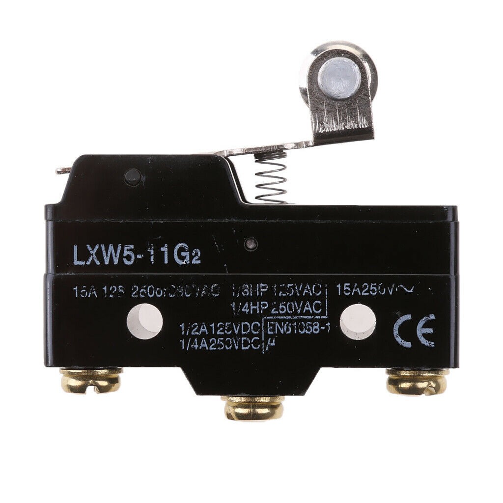 Limit Switch for LXW5-11G2 Roller Hinge Lever SPDT 1NO 1NC Momentary Micro AC 250V/DC 220V ...