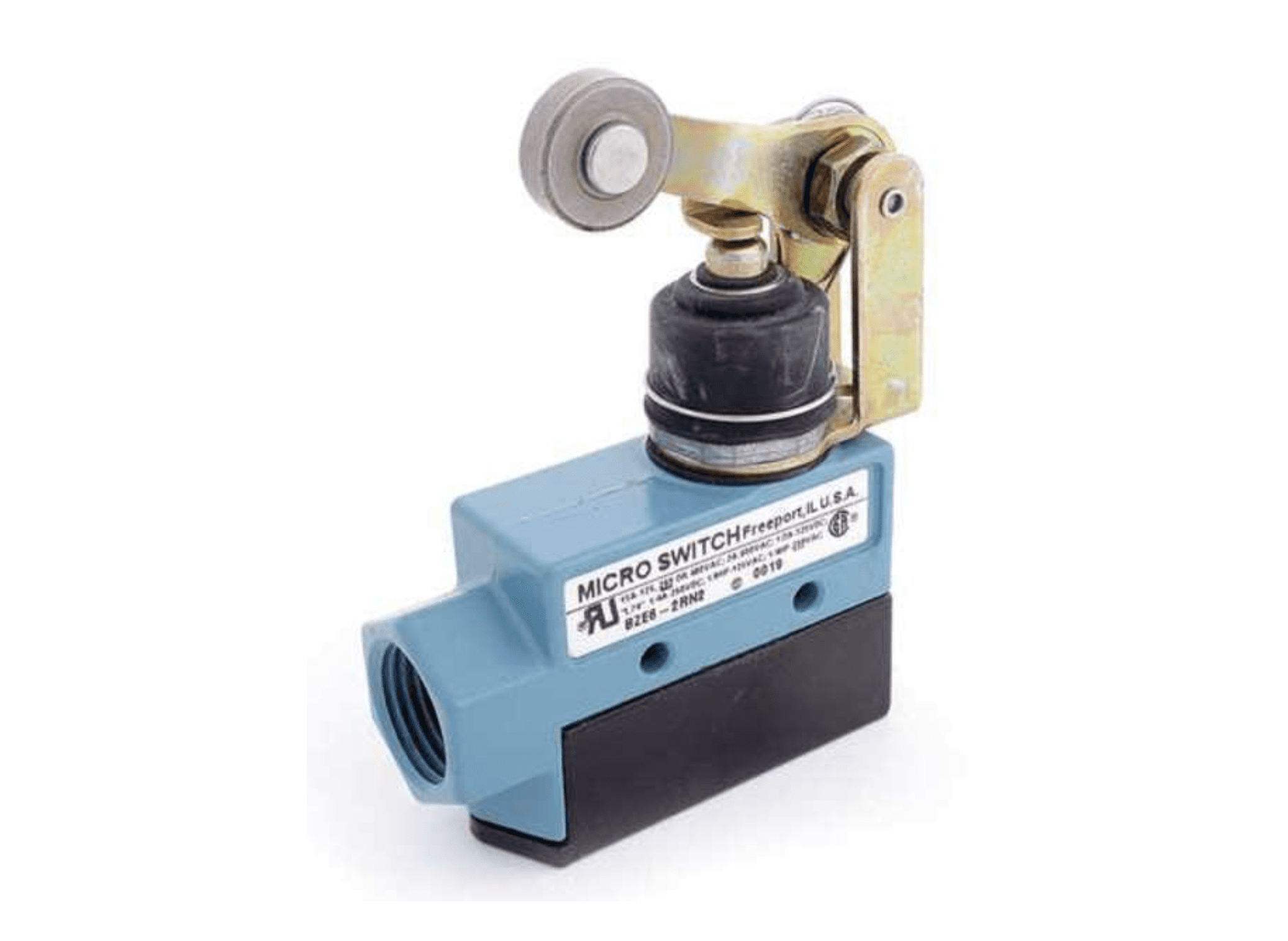 Limit Switch, Plunger, Roller Lever, 1NC/1NO, 15A @ 600V AC - Walmart.com