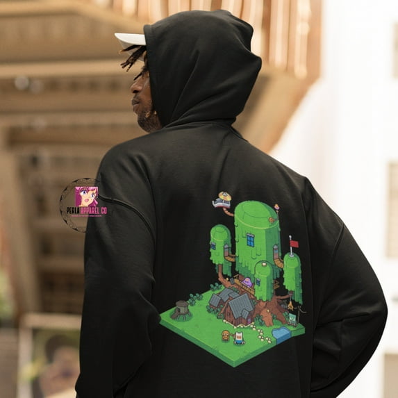 Limited Adventure Time Hoodie - Adventure Time Pixel Art Hoodie ...