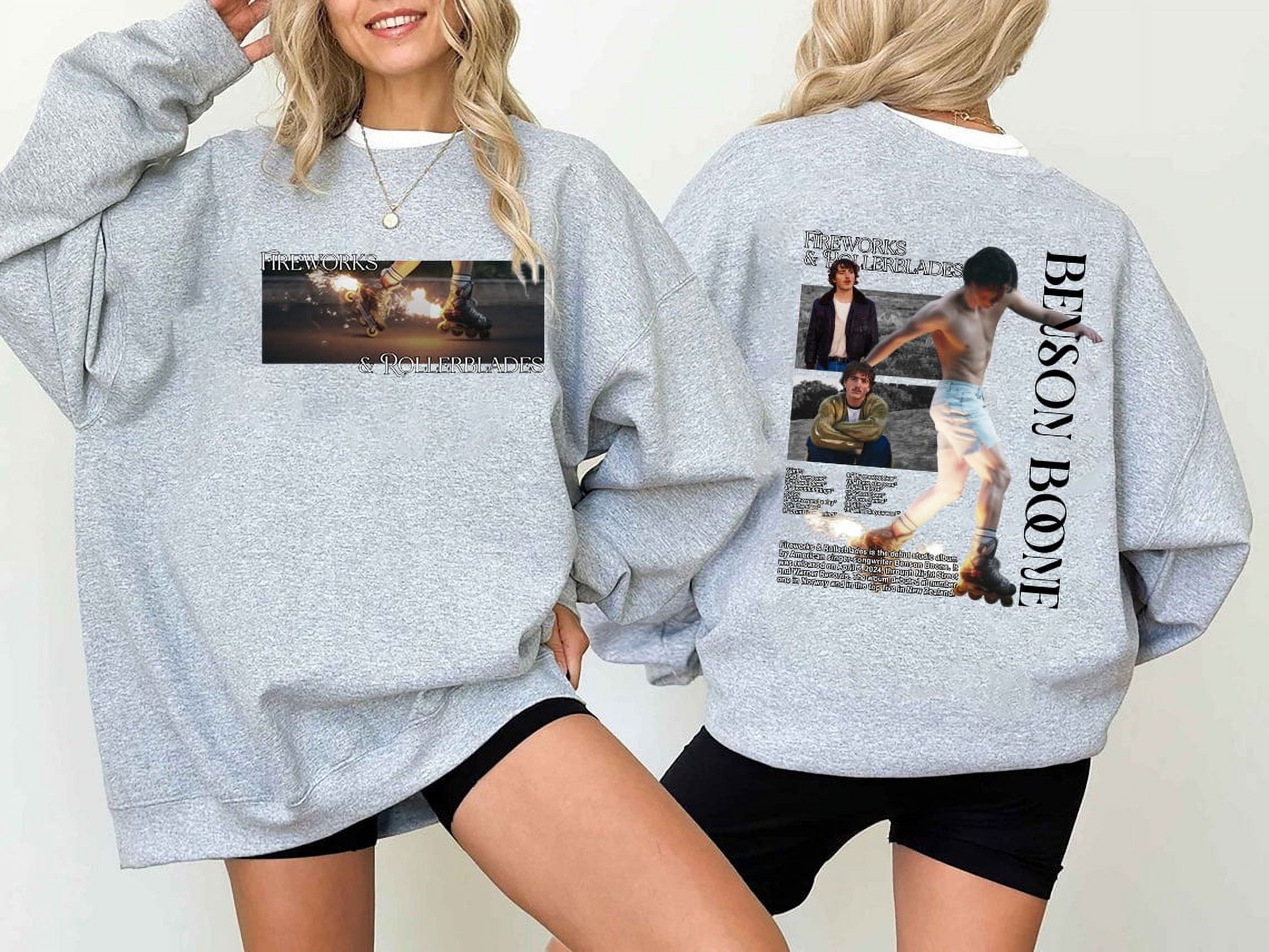 Limited Benson Boone Fireworks and Rollerblades 2024 World Tour Double ...