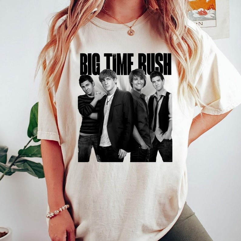 Limited Big Time Rushh Shirt, In Real Life Worldwide Tour 2025 TShirt ...