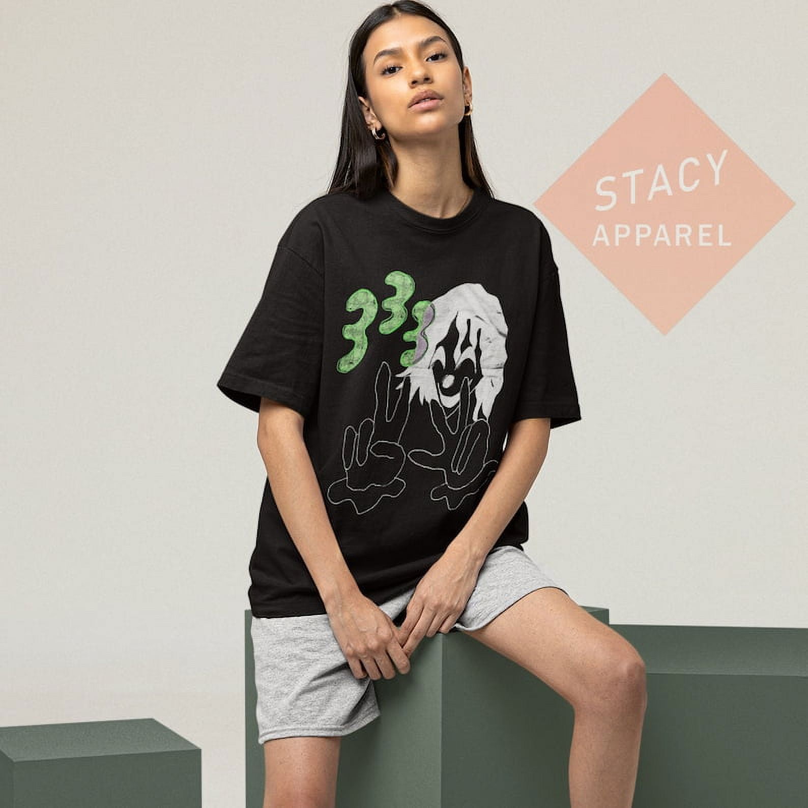 Limited Bladee 333 T-shirt - Bladee Drain Gang Tee - Walmart.com