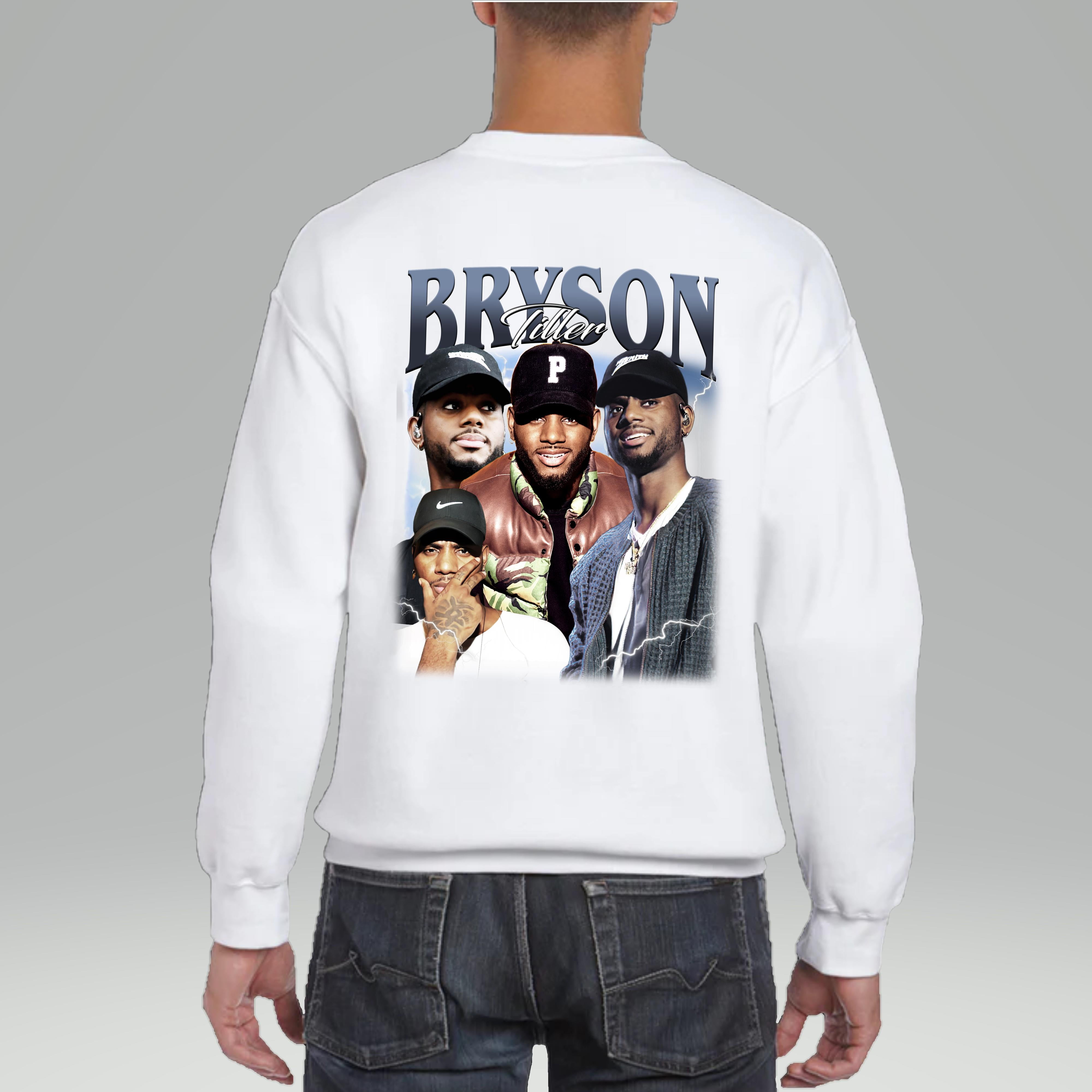 Limited Bryson Tiller Shirt Gift Singer Bryson Tiller Sweater Back Side ...