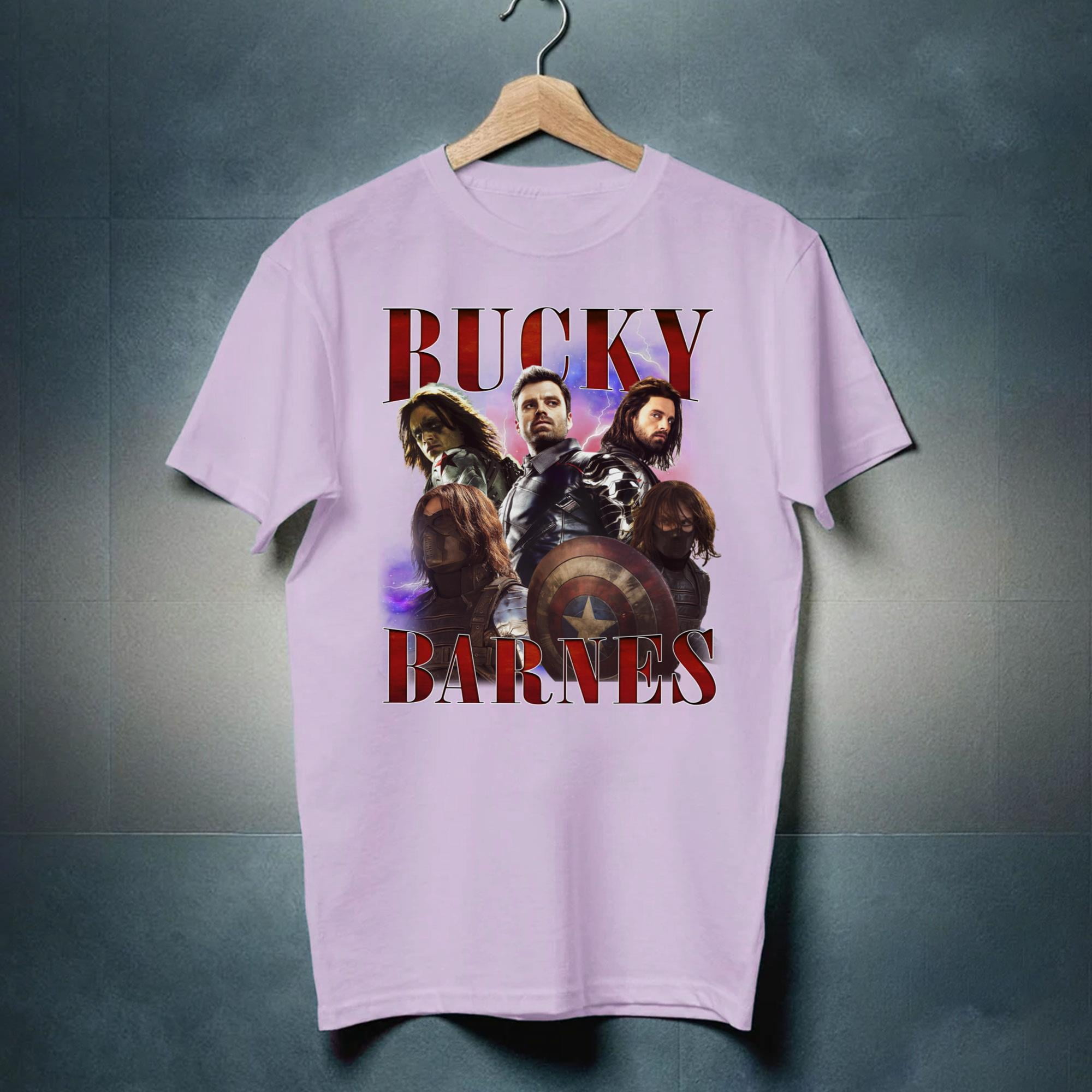 Limited Bucky Barnes T-Shirt, Character Movie Series Actress Tshirt ...