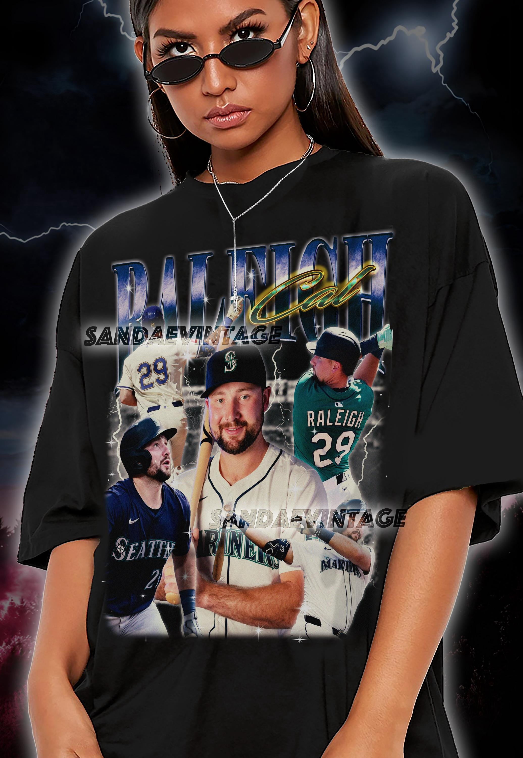 Limited Cal Raleigh T-Shirt, Cal Raleigh Fan Tees, Cal Raleigh Retro ...