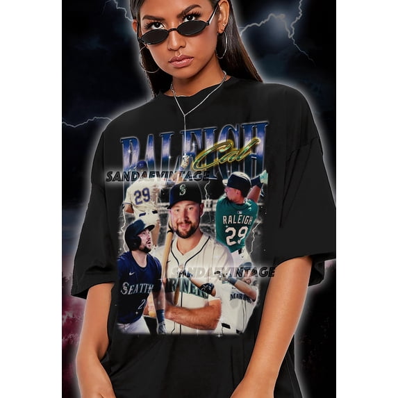 Limited Cal Raleigh T-Shirt, Cal Raleigh Fan Tees, Cal Raleigh Retro ...