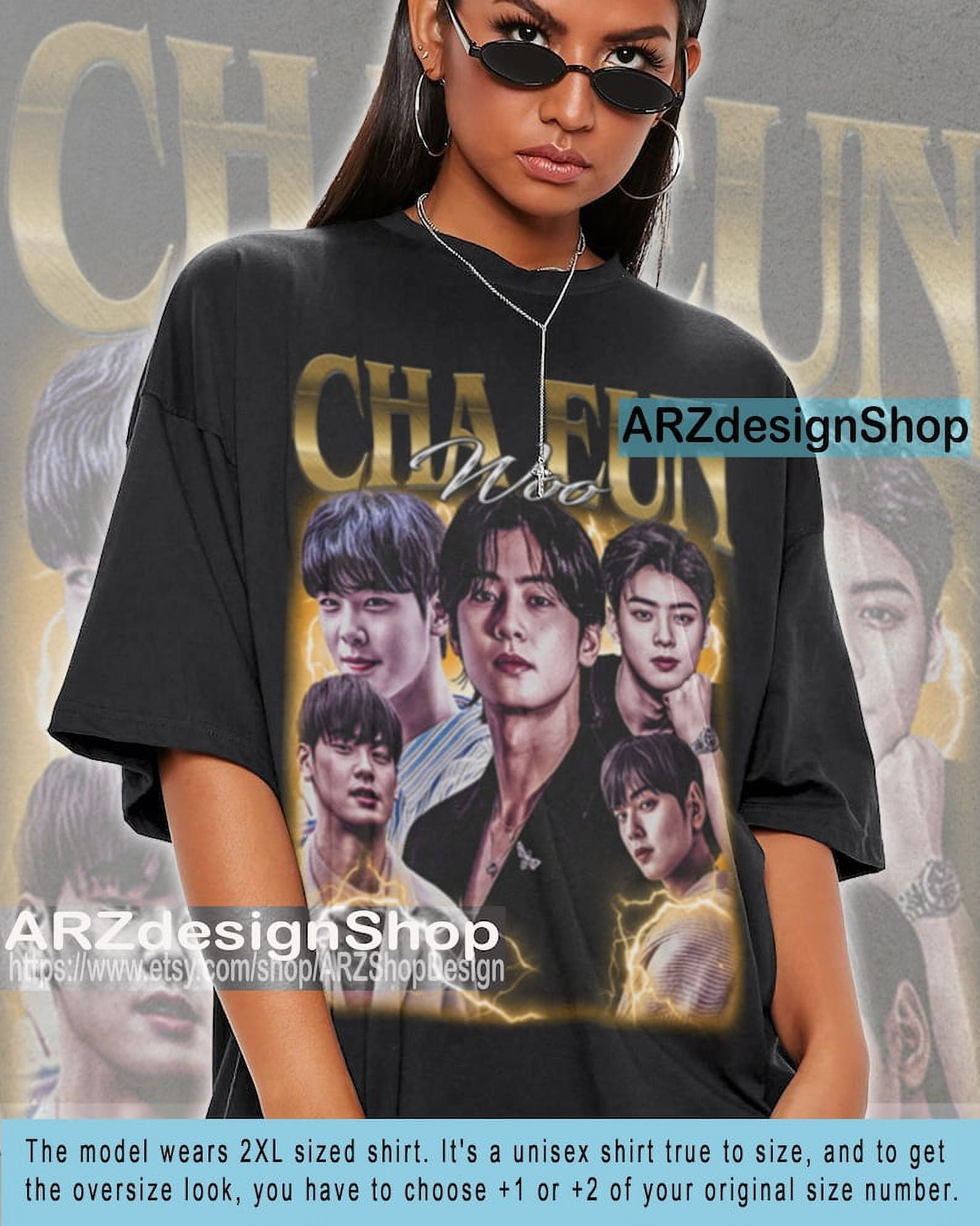 Limited Cha Eun Woo Shirt - Walmart.com