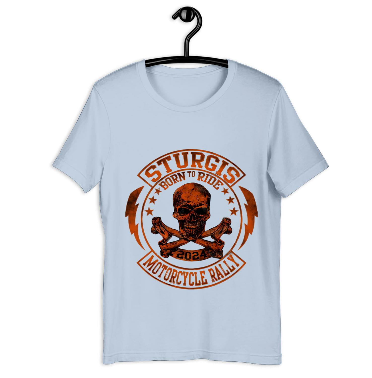 Limited Edition 2024 Sturgis Motorcycle Rally Born To Ride shirt ...