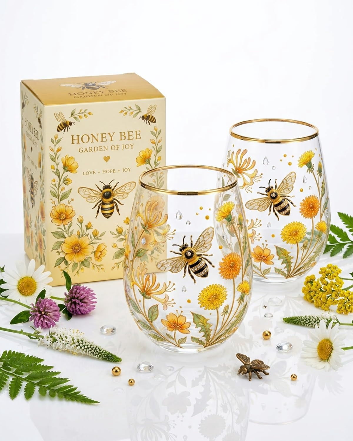 Limited Edition 2026 Garden Morning Bliss Glass Tea Cup Hummingbird ...