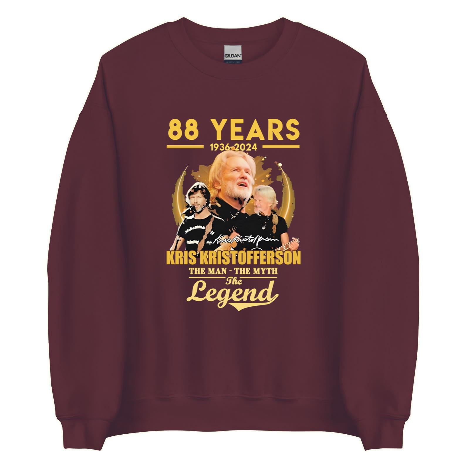 Limited Edition 88 Years 1936-2024 Kris Kristofferson The Man The Myth ...