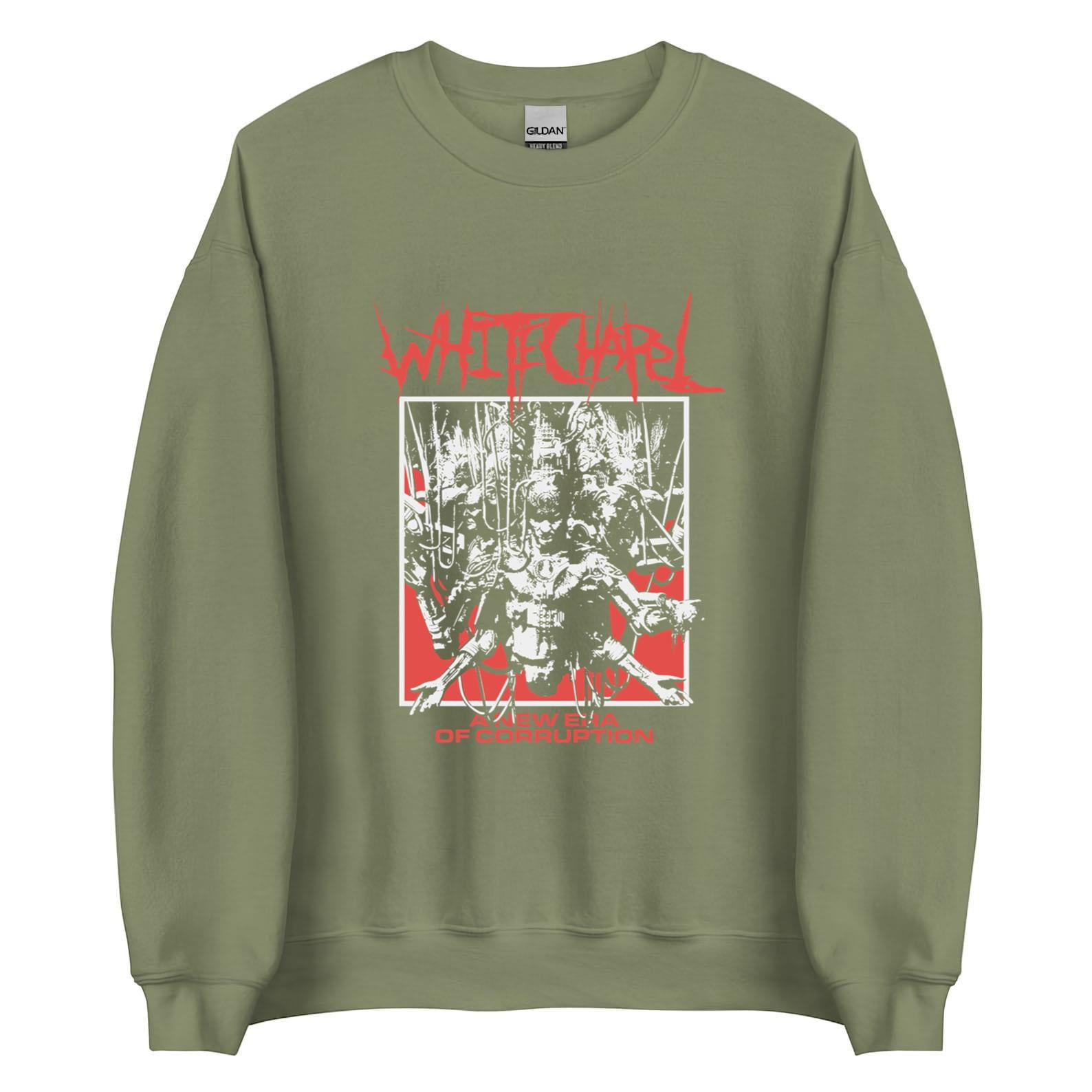 Limited Edition A New Era of Corruption Whitechapel Rock Band Black sweatshirt MY169-TH35926 ...