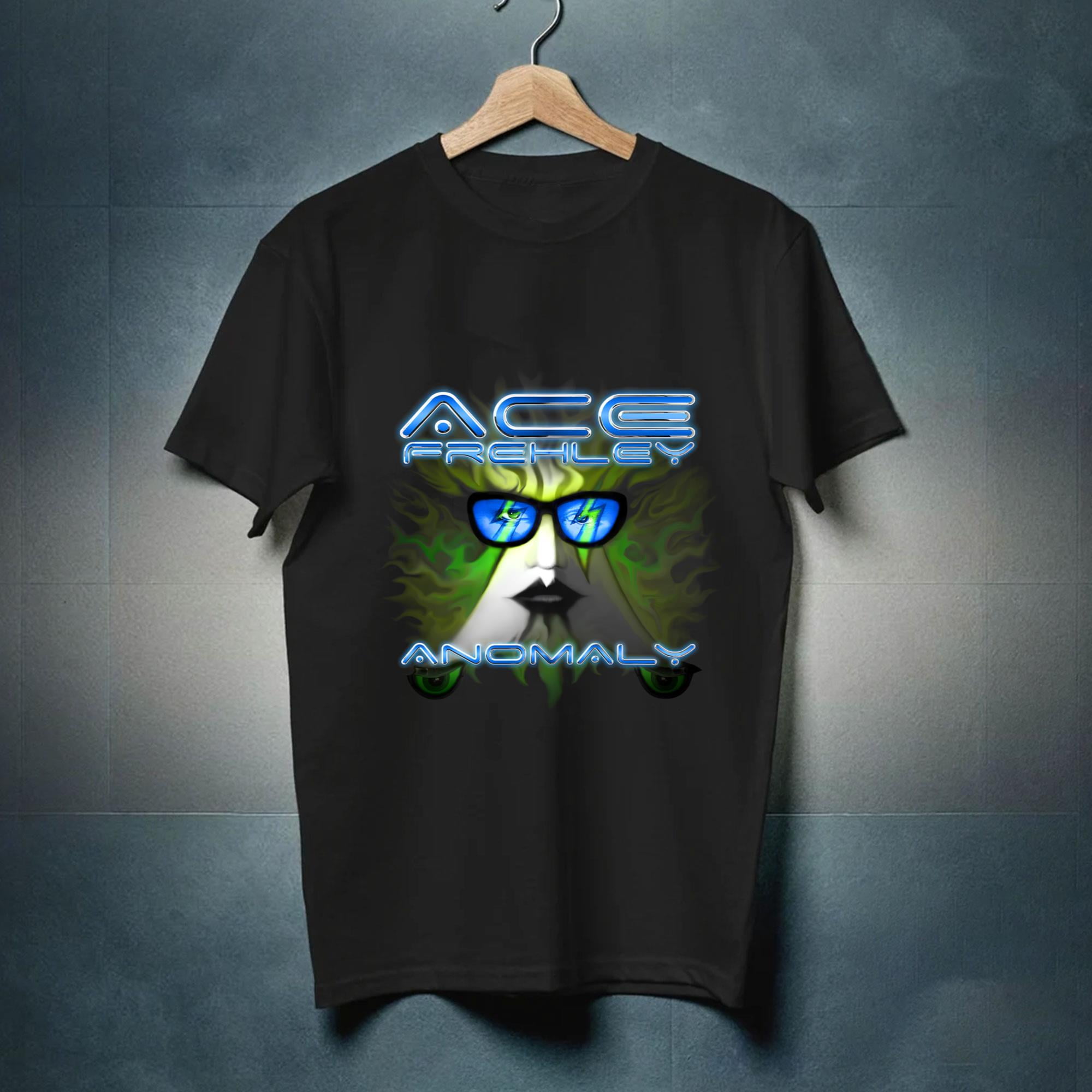 Limited Edition Ace Frehley Anomaly v7 T-shirt black hard rock heavy ...
