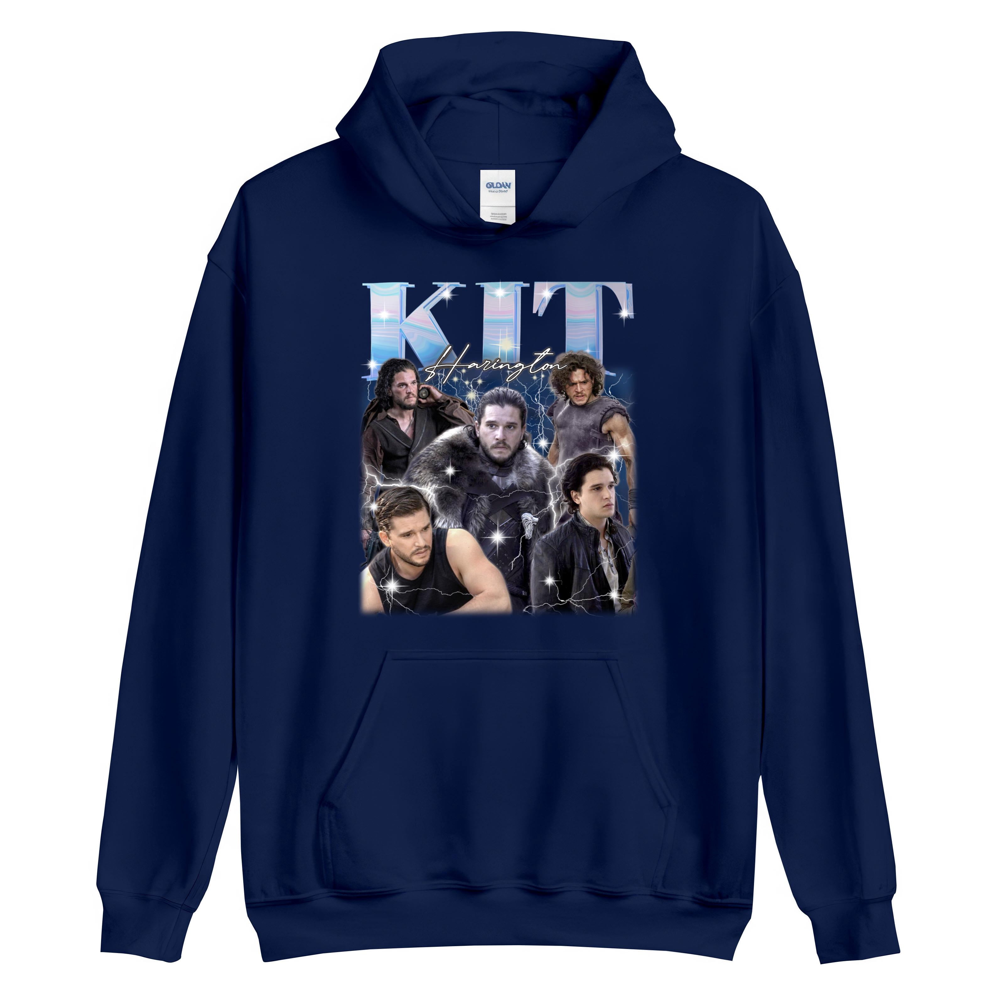 Limited Edition Actor KIT HARINGTON hoodie Kit Harington Homage Fan s ...