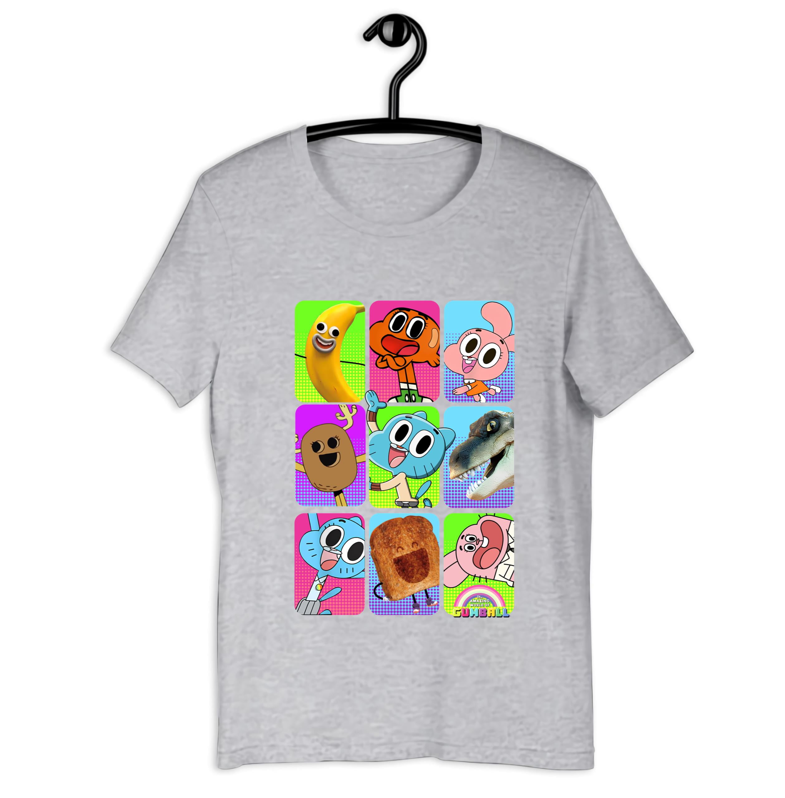 Limited Edition Amazing World of Gumball Cast Pictures Graphic shirt ...