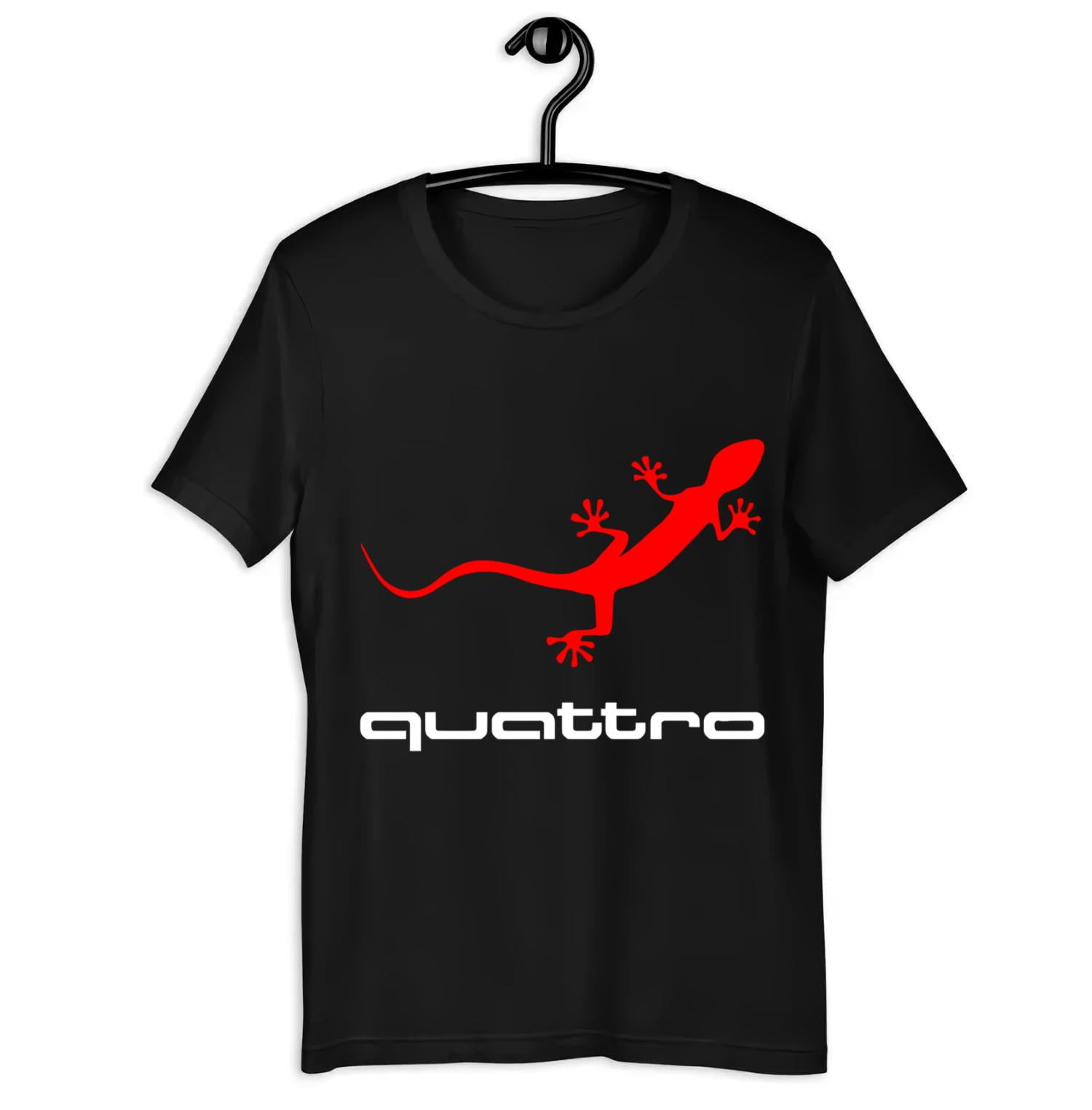 Limited Edition Audi Lizard Quattro Racing Logo Men's Black shirt S to ...