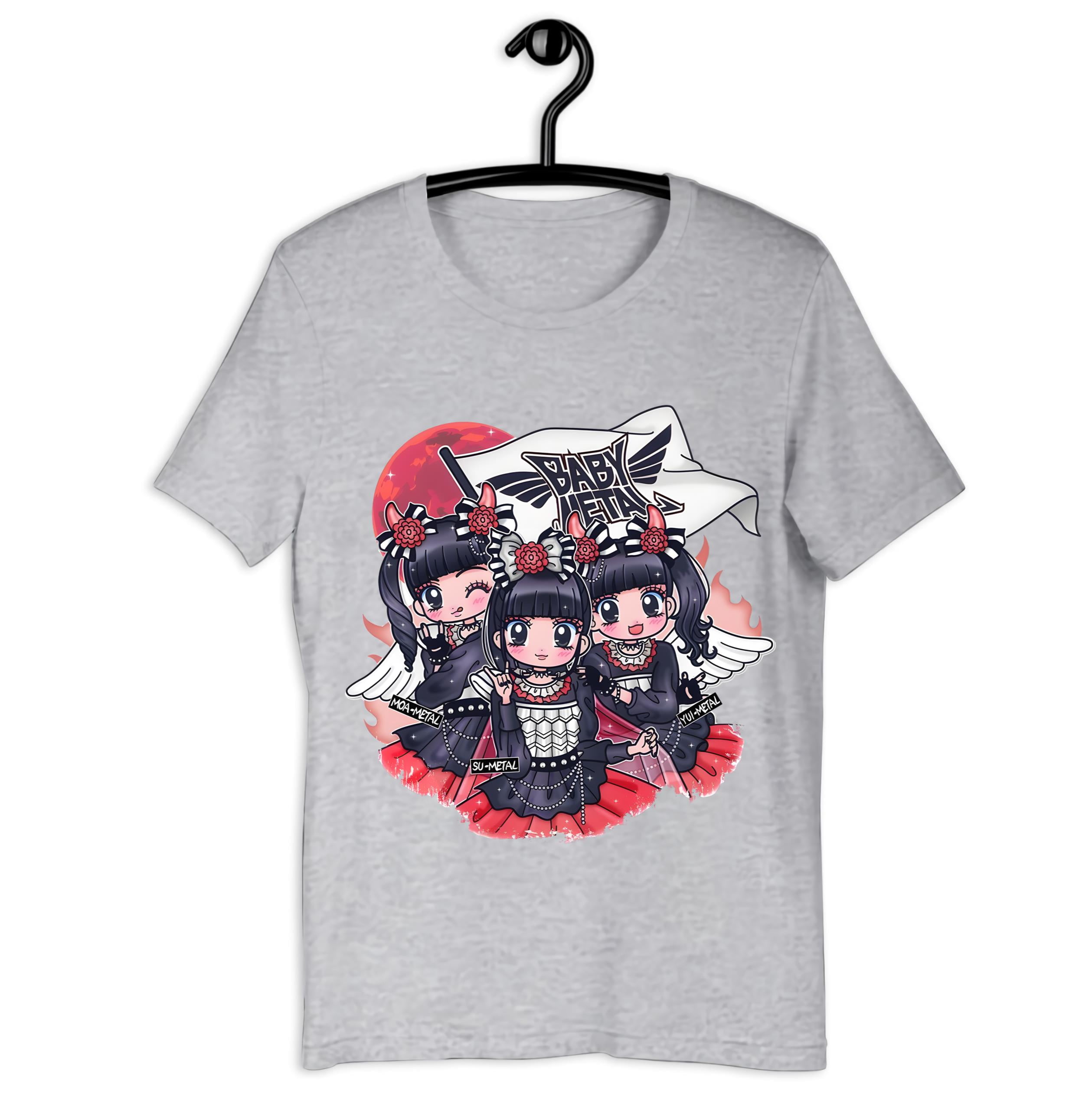Limited Edition Babymetal Chibi T shirt Girl Boy Kawaiian shirt S ...