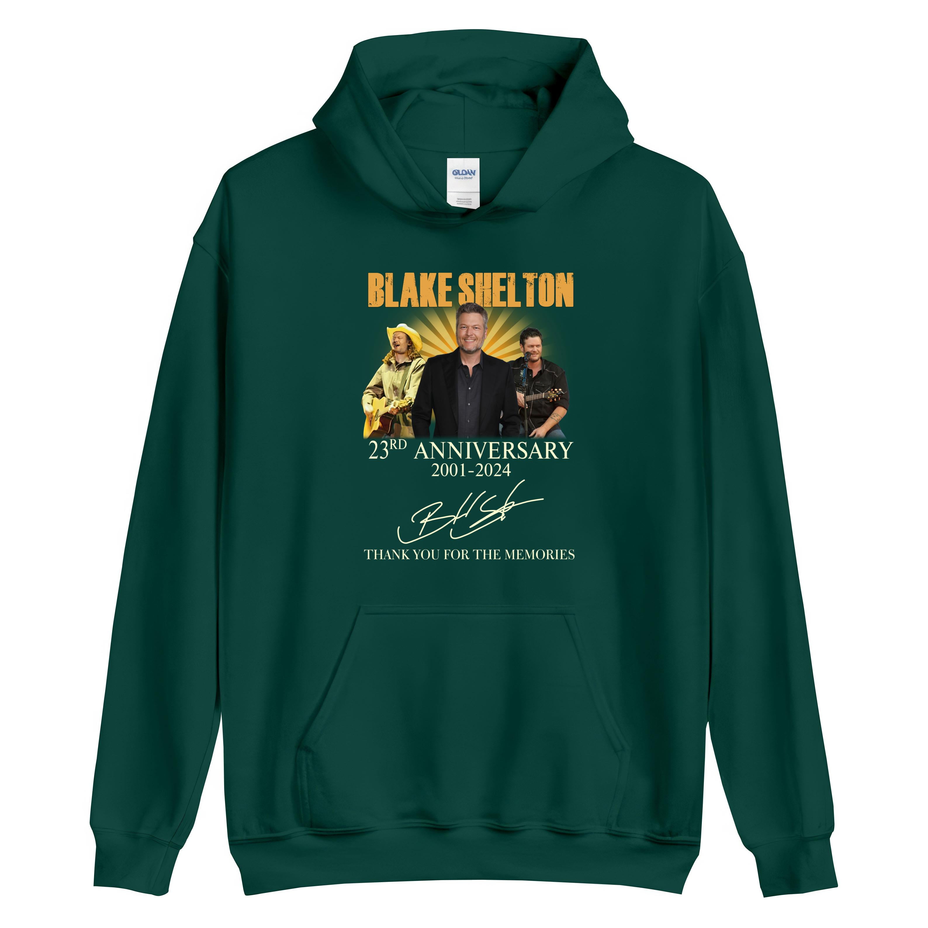 Limited Edition Blake Shelton 33rd Anniversary hoodie, Signature Blake ...
